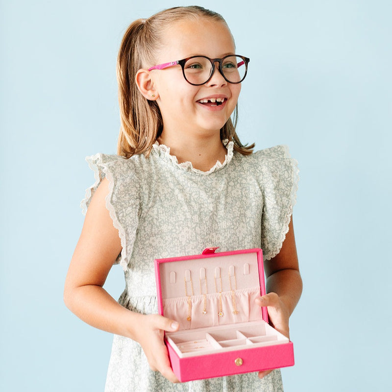 Pip Pop Post earrings for little girls! Hypoallergenic flat-back