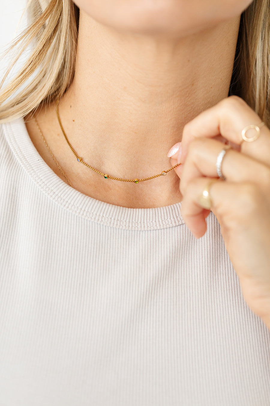 Little Girl Gold Mini Heart Necklace: Waterproof Tarnish proof – Pip ...