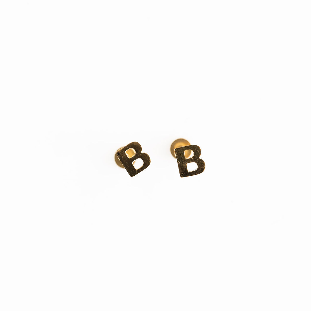ABC Initial Stud Earring – Pip Pop Post