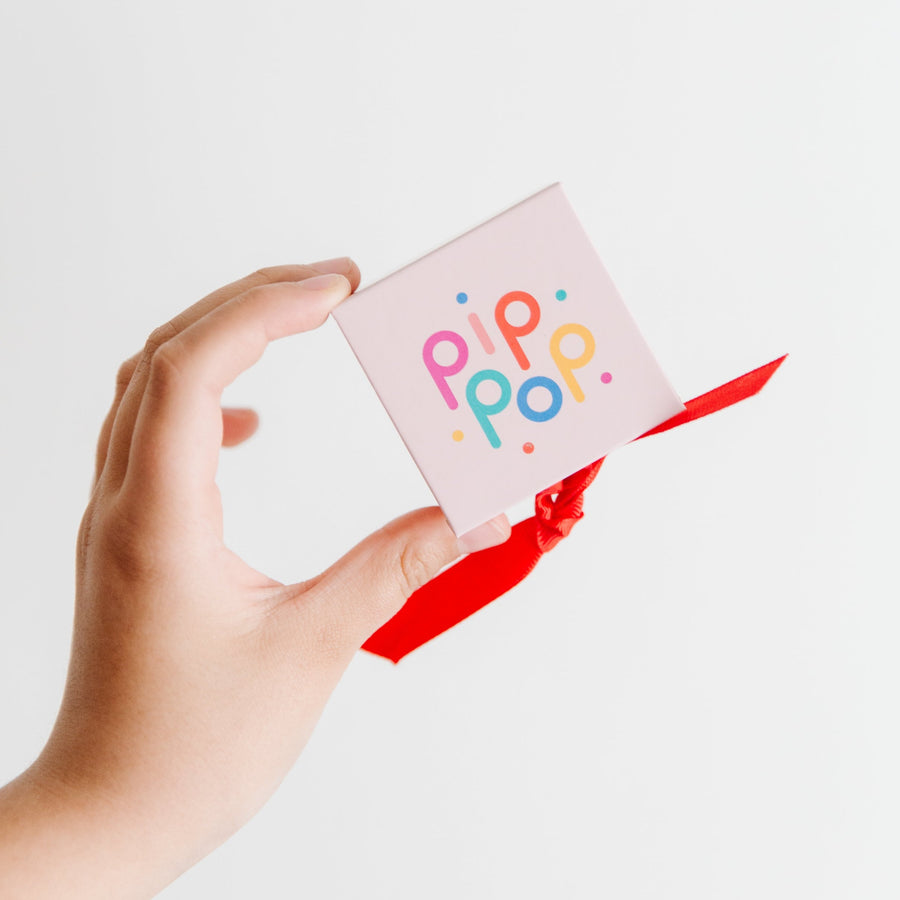 Pip Pop Post earrings for little girls! Hypoallergenic flat-back